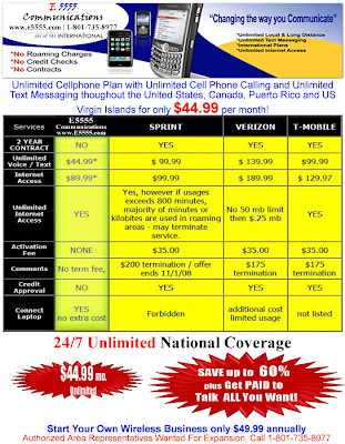 $44 Unlimited Cell Phone Calling Plan to all of the United States ...