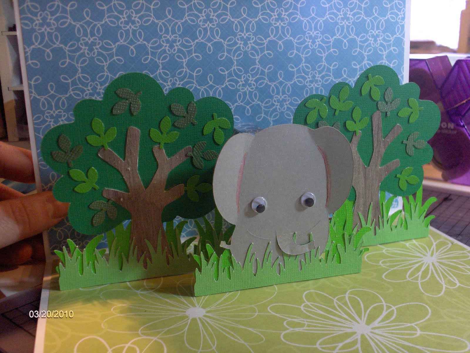 Alex's Cards: Meri's Pop-Up Elephant Card