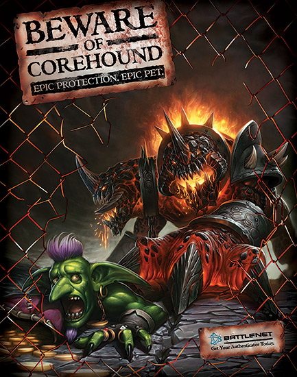 Surviving in Azeroth: Blizzard Announces: Core Hound Pup Adoption Campaign