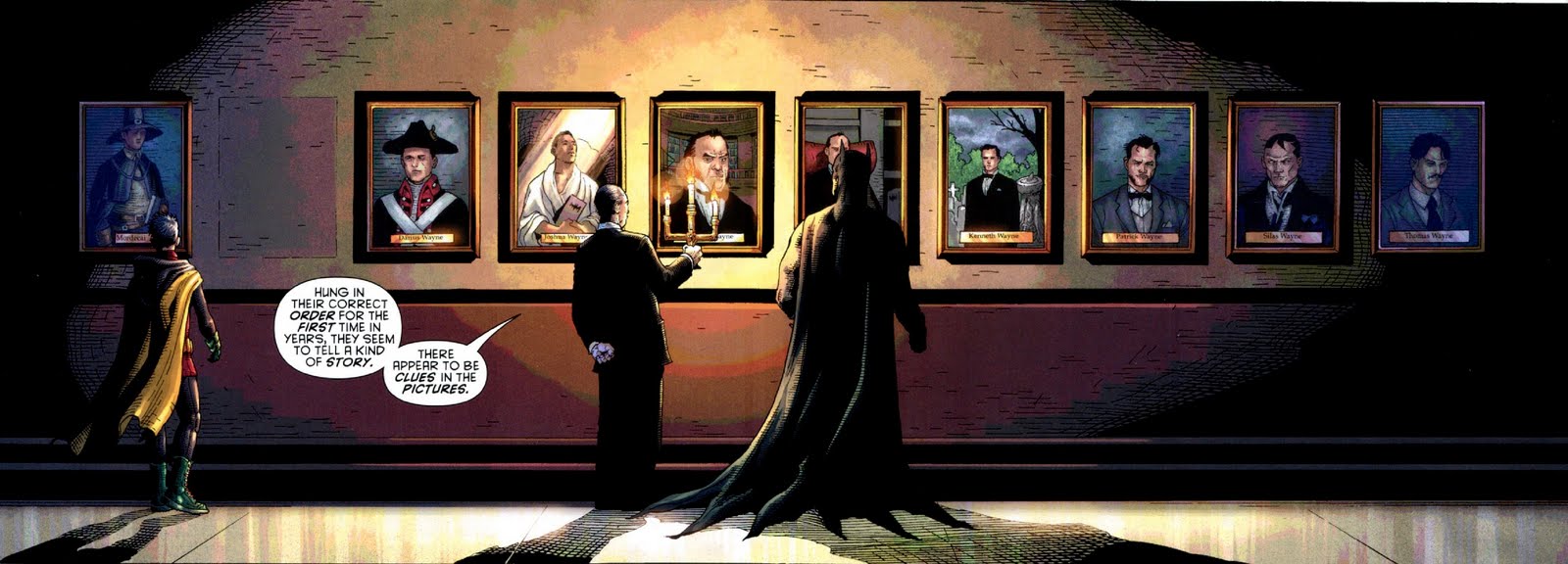 Bruce Wayne IS Batman: Wayne Portraits: Who's who?