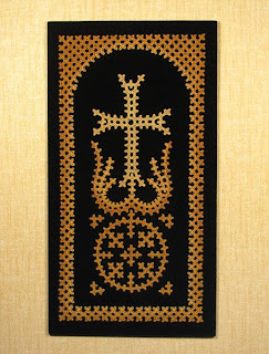 Handmade from Armenia: Embroidered crosses (Marash stitch)