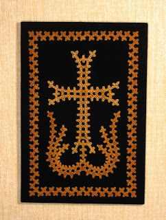 Handmade from Armenia: Embroidered crosses (Marash stitch)
