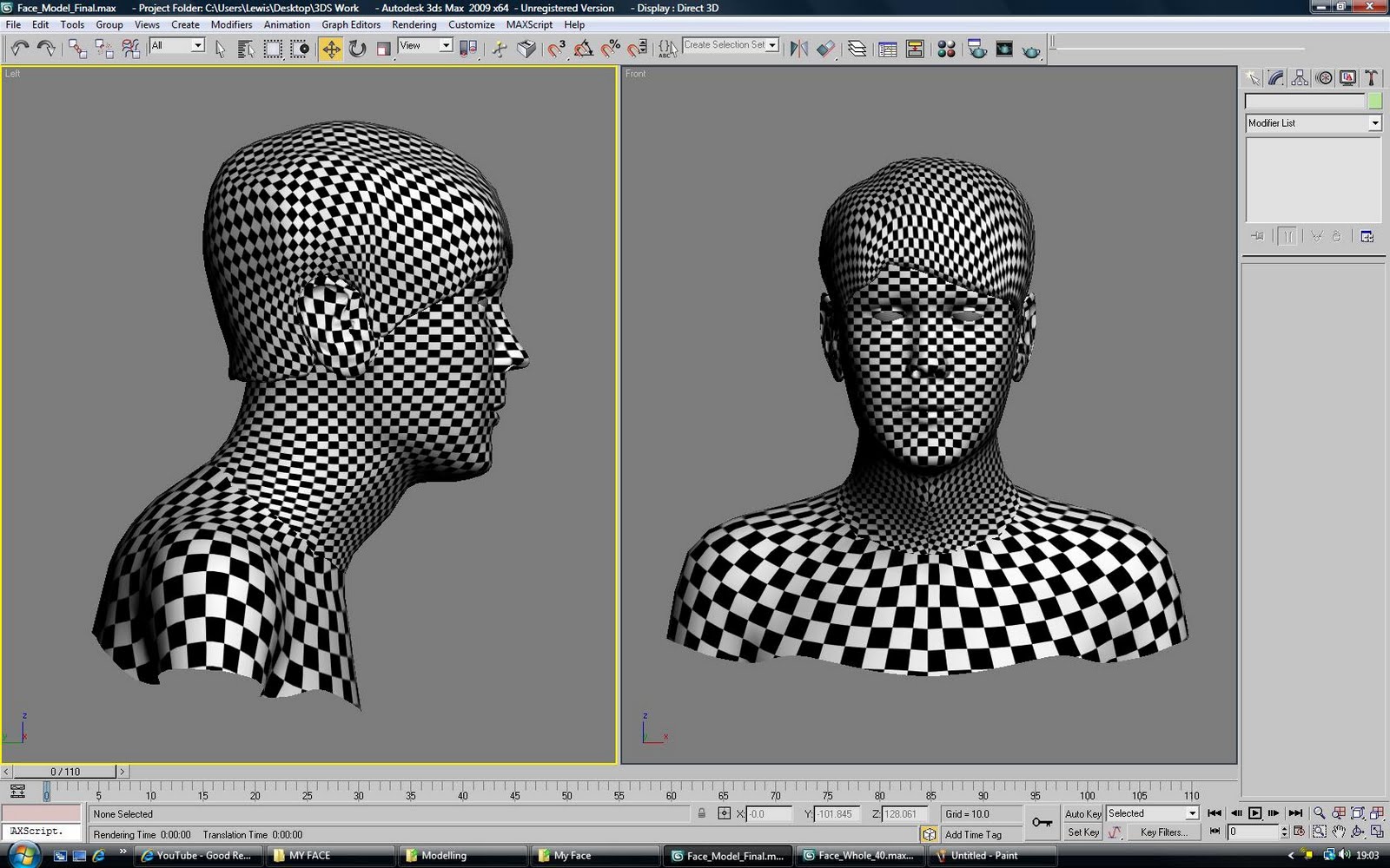 Virtual Environments: Creation and Animation of my 3D Head