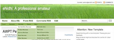 New Template for eNidhi India - eNidhi India Travel Blog