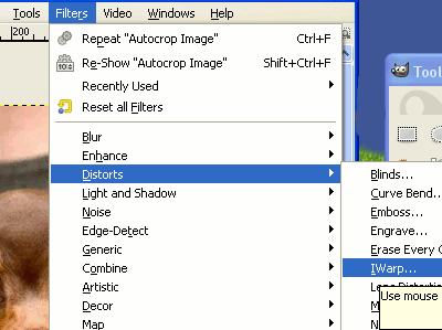 IWarp gif animacija | Program za obradu slika - GIMP Tutorial