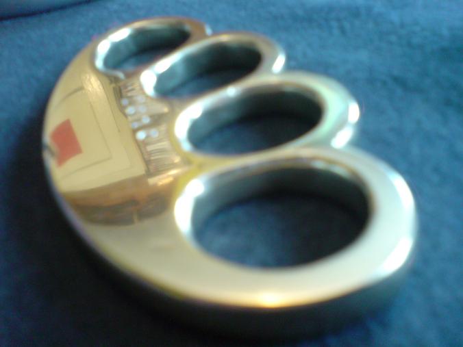 WeaponCollector's Knuckle Duster and Weapon Blog: Handmade Solid Brass ...