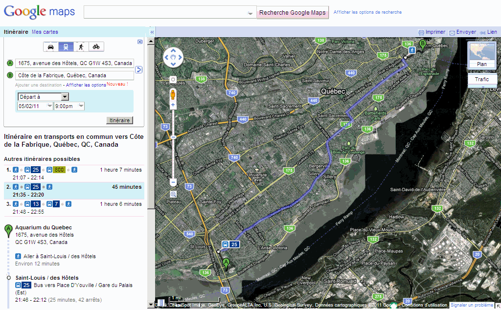 Le Québec perd la carte: Le Réseau de transport de la Capitale ...