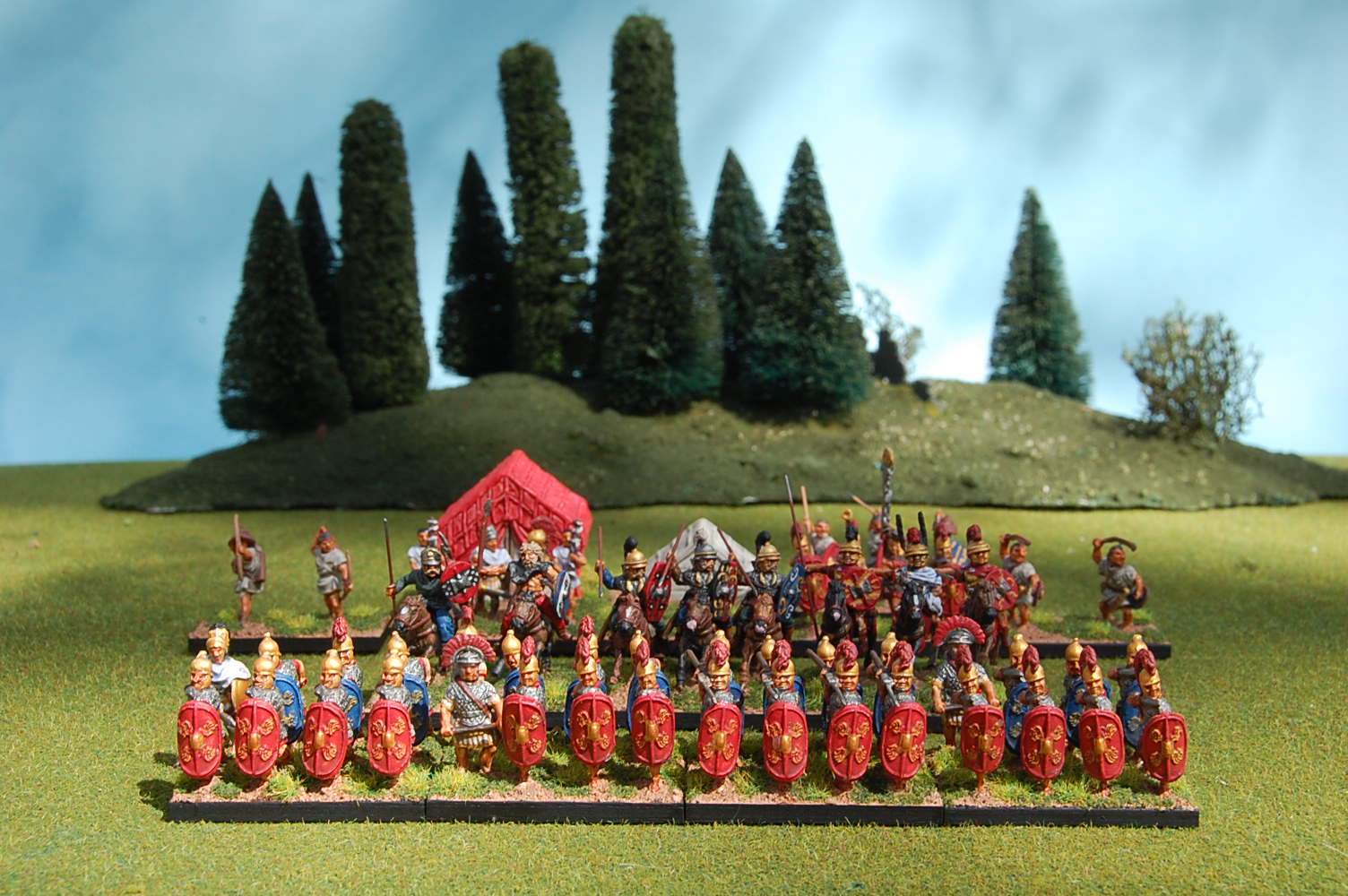 Miniature Minions: Marian Roman Army Completed