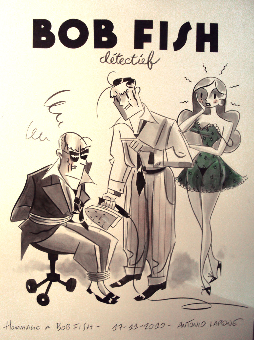 Club Les Amis de Freddy: Bob Fish par Antonio Lapone