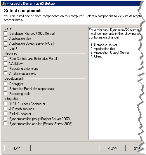 Dynamics Ax Associate Microsoft Dynamics Ax 2009 Components