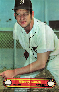 Number 5 Type Collection: 1972 Topps Posters #5, Mickey Lolich