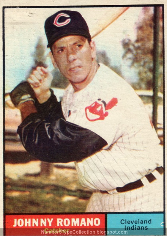 Number 5 Type Collection: 1961 Topps Baseball #5, Johnny Romano