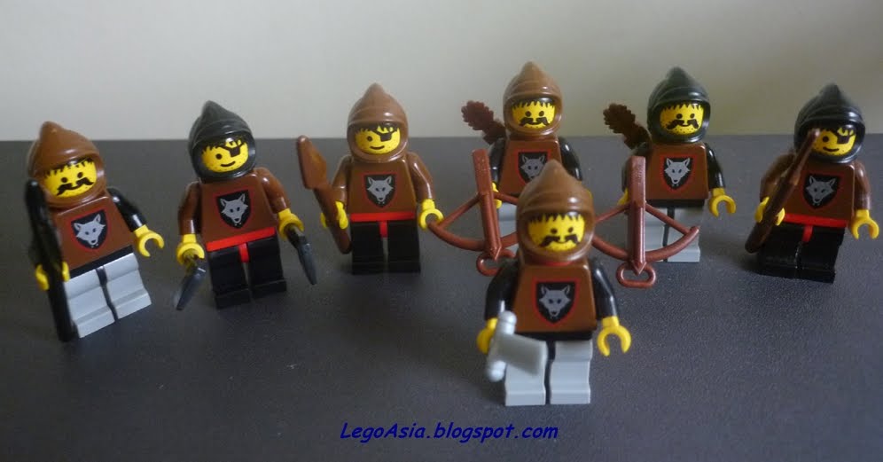 Lego Asia: Lego mini armies Knights & Wolf Pack