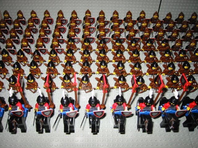 Lego Asia: Wolfpack Army Display