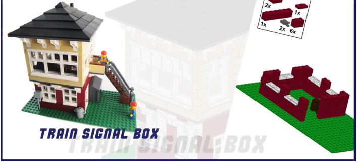 Lego Asia: Lego City Train Station & Train Signal box MOC