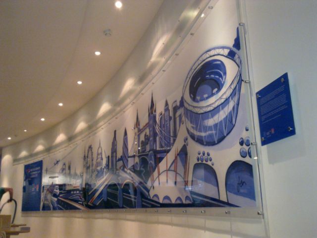 Jenny Leonard Art Blog: London Cityscape Murals - British Airways ...