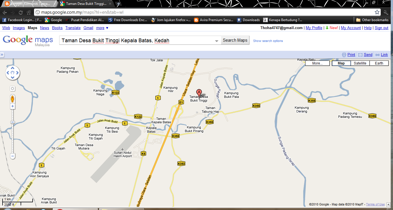 Komuniti Taman Desa Bukit Tinggi,Jitra,Kedah.: Lokasi Taman Desa Bukit ...