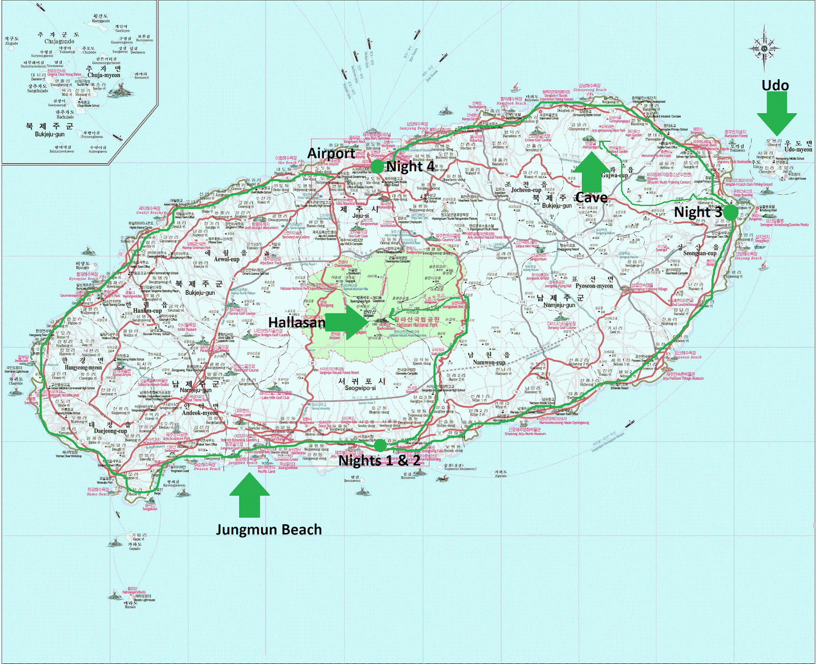 Kate's In Korea!: Jeju-do, Day 1