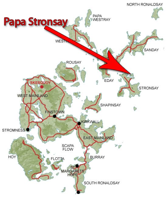 Vocation Information: Directions for travel to Papa Stronsay