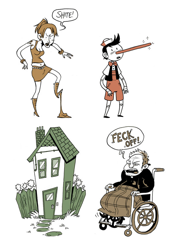 Not Yet But SOON irish Slang Dictionary illustrations not-yet-but-soon-irish-slang-dictionary-illustrations