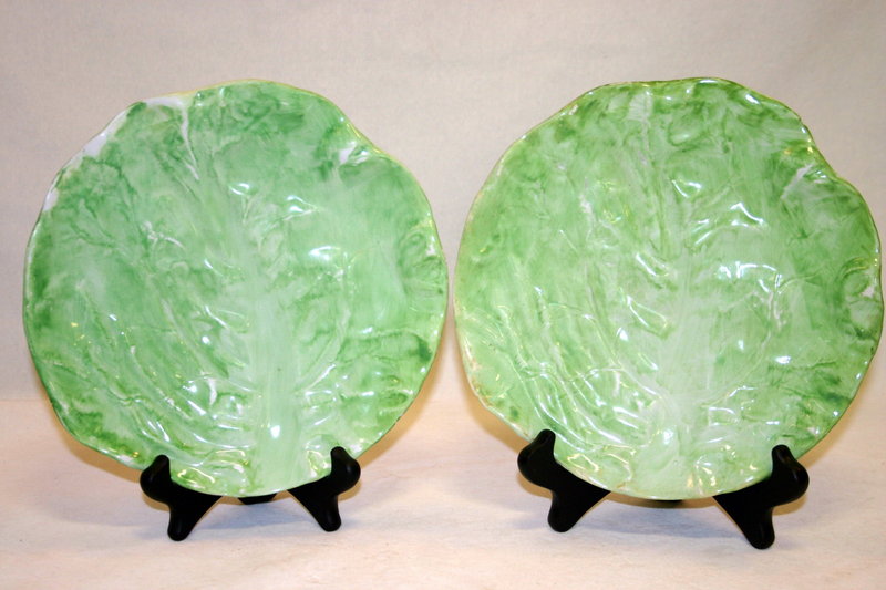 Glazed and Confused: Majolica Spotlight: Wannopee Lettuce Leaf Majolica