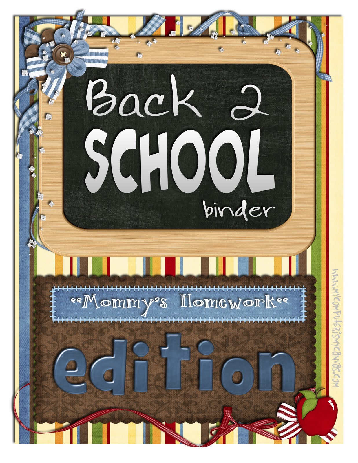 Back 2 School Binder: Mommy Edition - My Computer is My Canvas