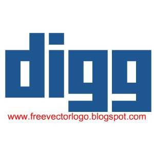 Free vector logo: Digg logo