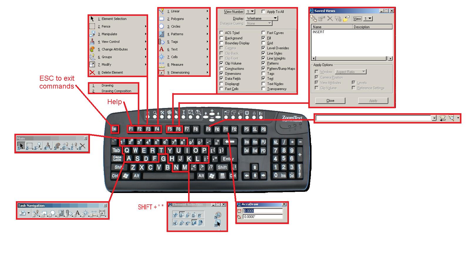 CAD AND DRAFTING: MICROSTATION SHORT CUT