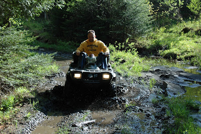 The 5 Miles: Brody's First Mudding Four Wheeler Ride