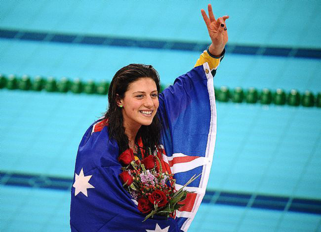 soccer and beauty: ` pretty aUstralian swimmer stephanie rice