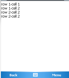 Ruslan Trifonov's blog: Internet Explorer Mobile:One-Column Layout