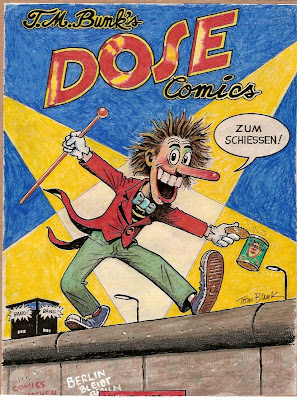 bunkART: DOSE Comics book cover sketch 1983