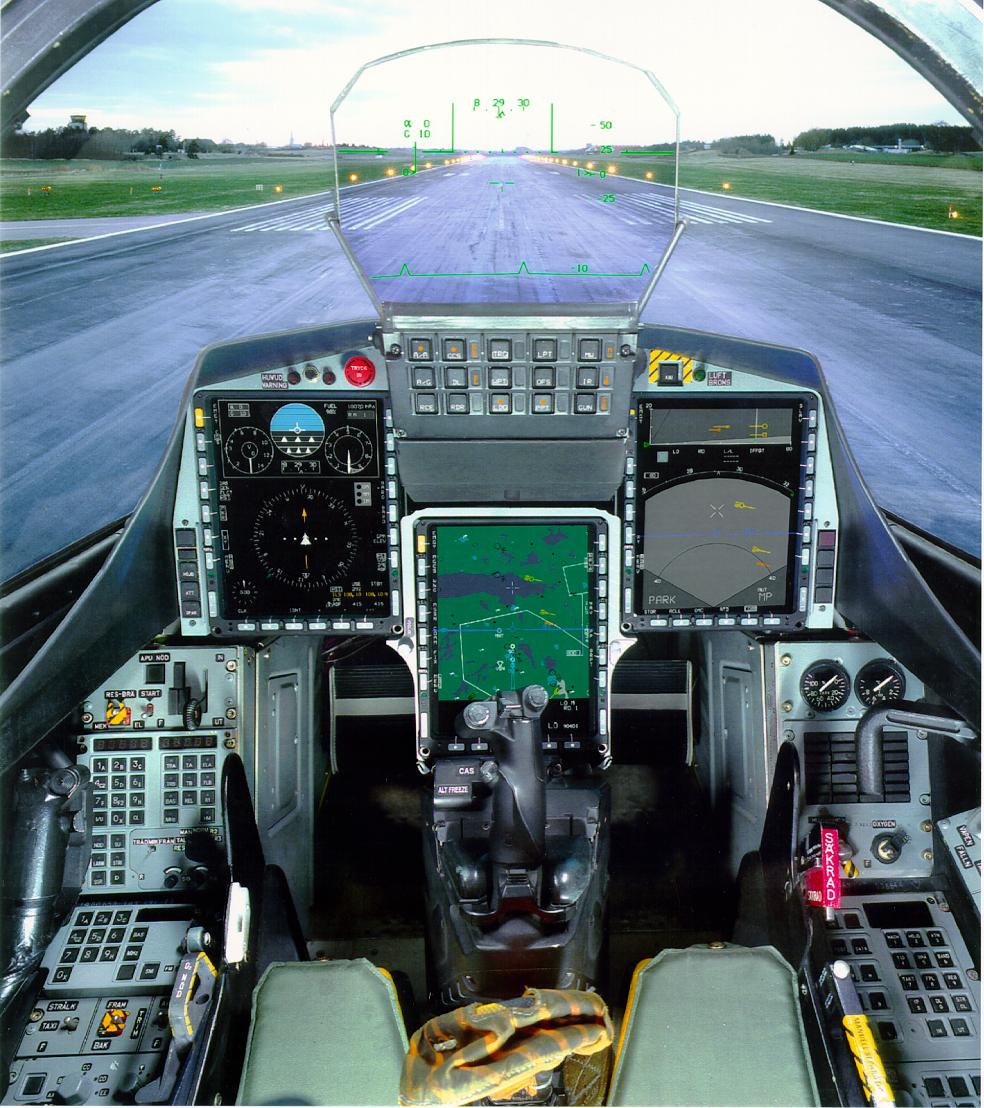 Aerospacebrasil Saab Gripen Ng Cockpit