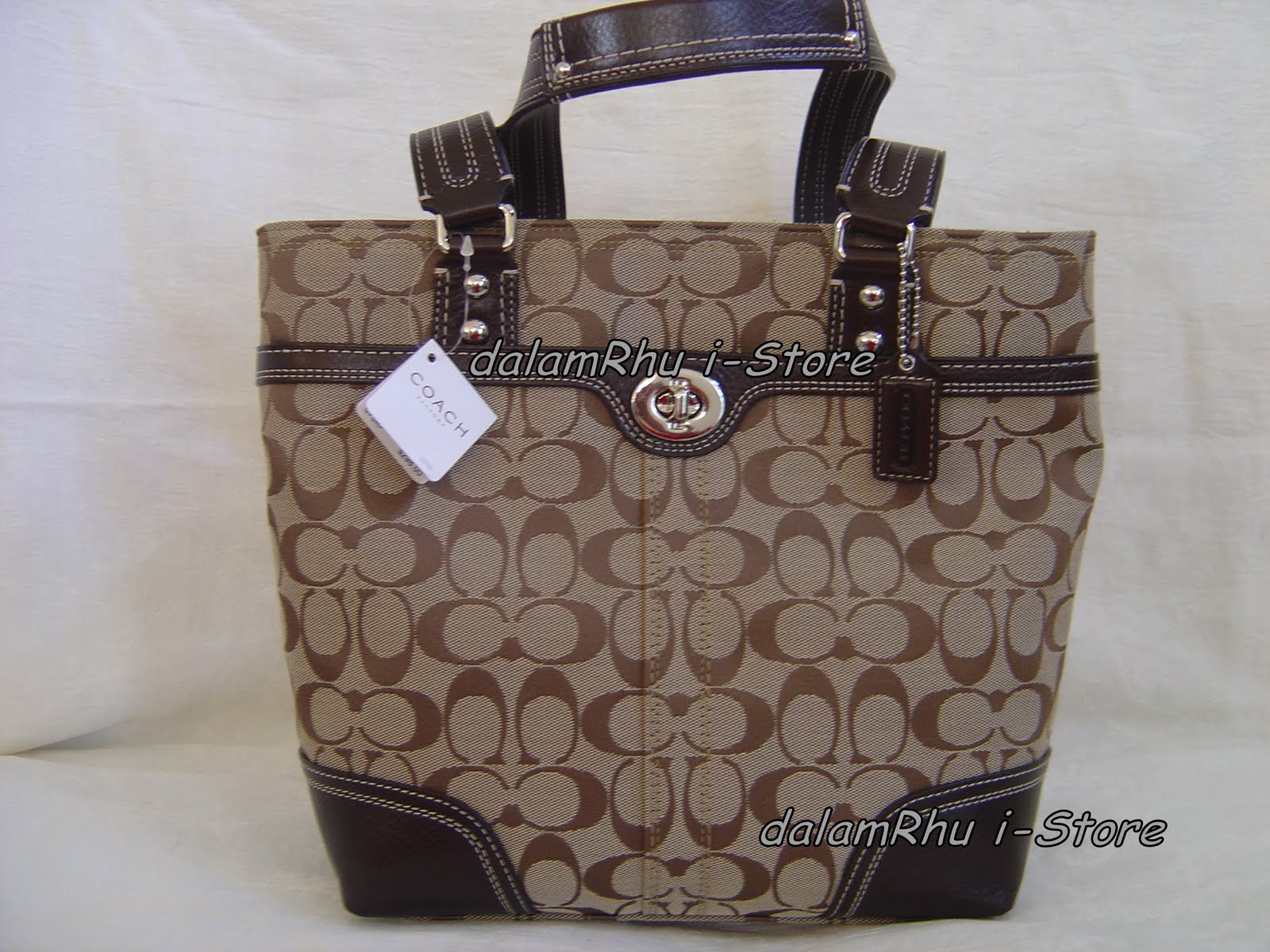 dalamRhu i-Store: Coach Hampton Signature Lunch Tote 13973 - SOLD