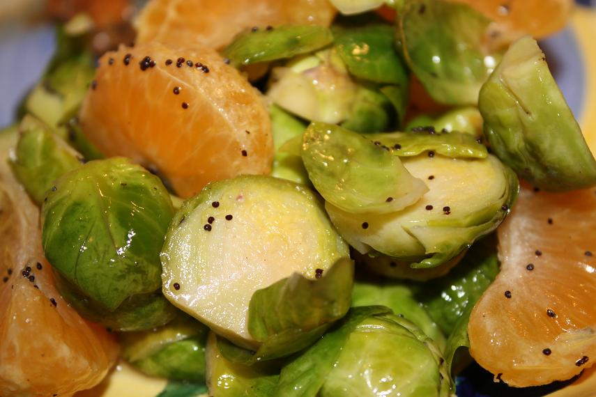 Vegan Epicurean: Brussels Sprouts and Clementine Sections with Citrus ...