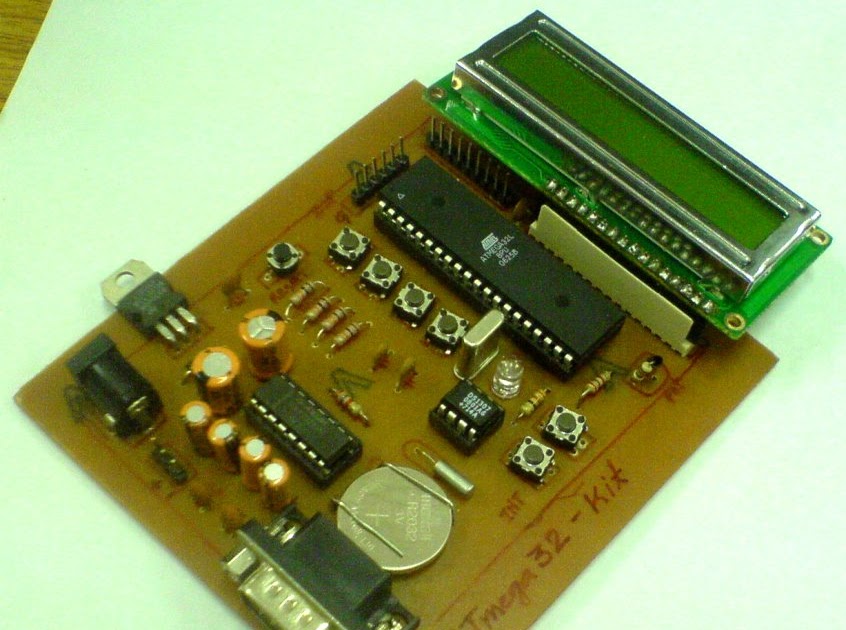 Design with Microcontrollers: Make-Yourself ATmega32 Starter's Kit with LCD, I2C, SPI, RTC, ADC ...
