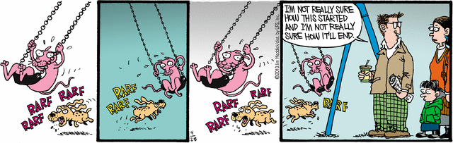 The Striptoonist: Monty by Jim Meddick