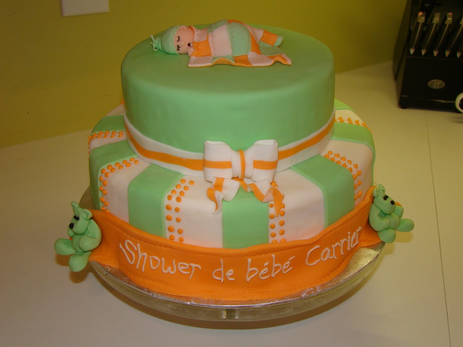 Fantaisie, folie et sucrerie!: Gâteau Shower de bébé
