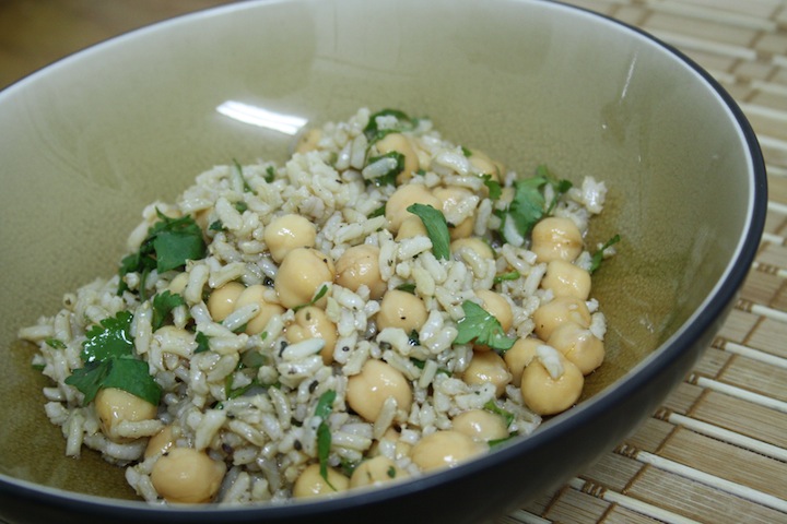 Tasty Garbanzo Bean & Rice Salad