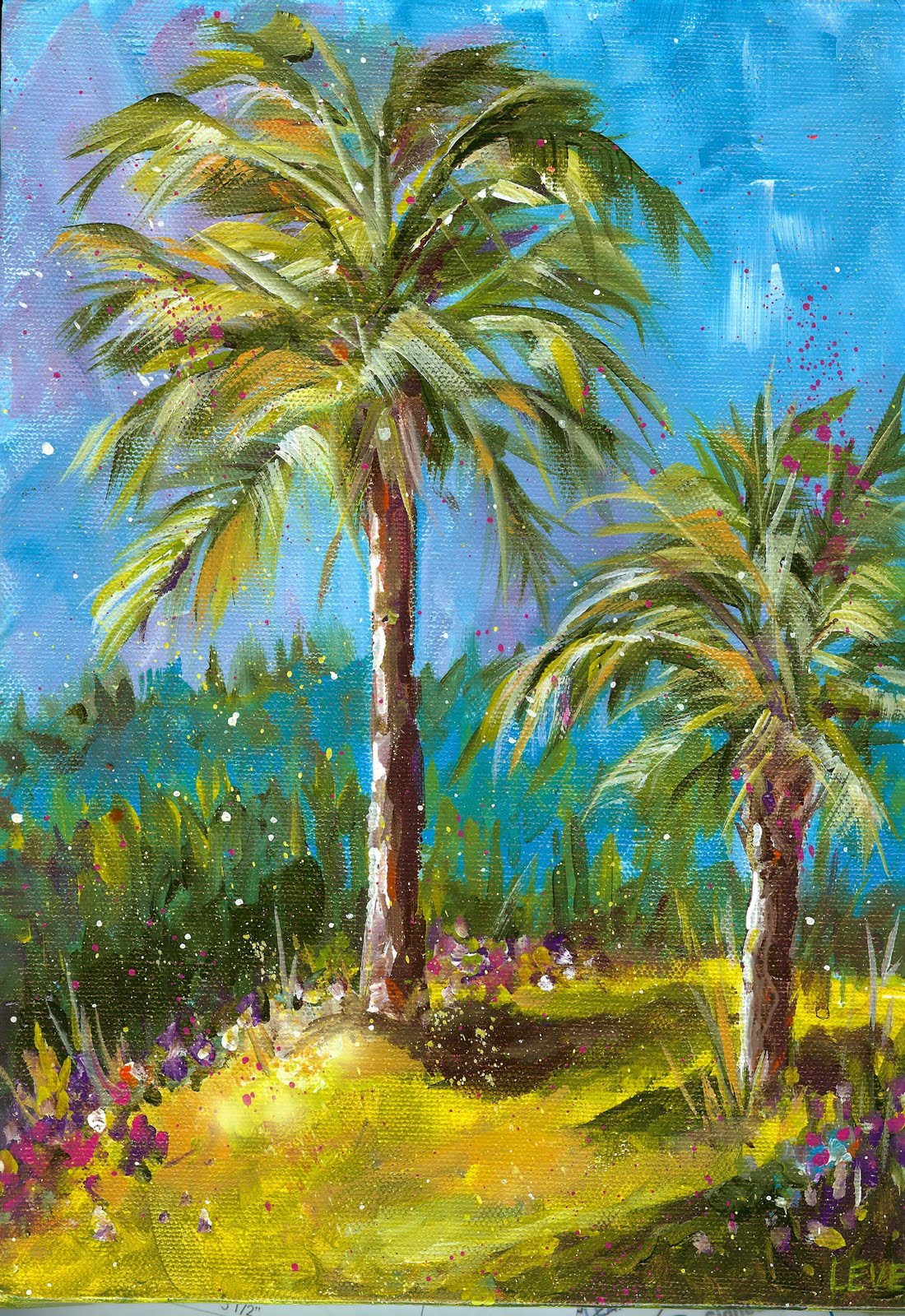 Art Du Jour By Martha Lever Palm Tree Fun Class art-du-jour-by-martha-lever-palm-tree-fun-class