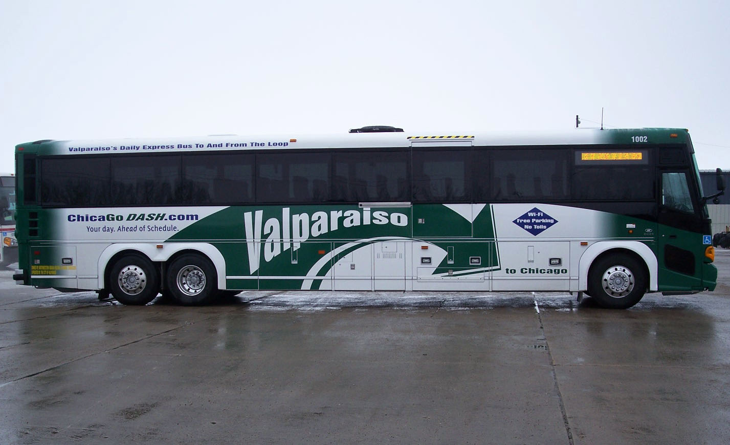 Morse + Harris Marketing: City of Valpo's ChicaGO Dash Bus Wraps