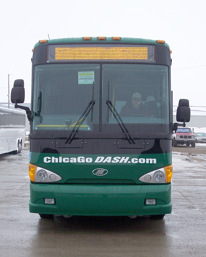 Morse + Harris Marketing: City of Valpo's ChicaGO Dash Bus Wraps