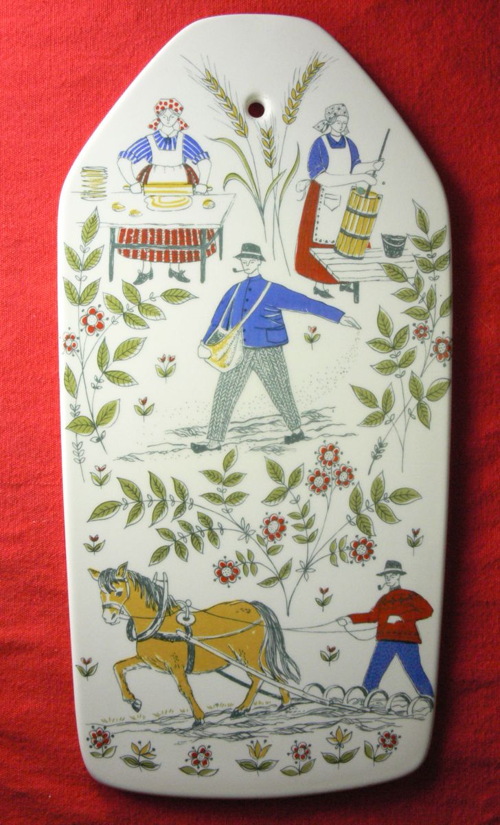 Keramikk: Figgjo Flint Large Norge Plaque