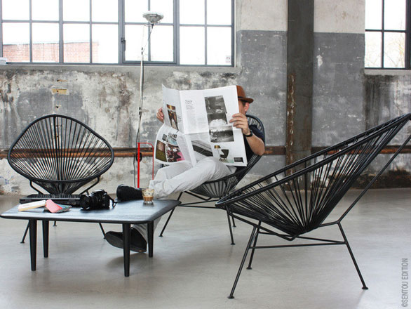 Sentou Acapulco : Fauteuil Mexicain Rétro Acidulé - MaxiTendance