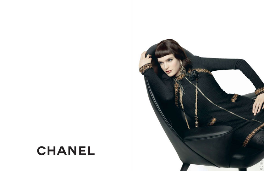 Chanel Pre Fall 2010 Campagne Pub avec Mirte Maas - MaxiTendance