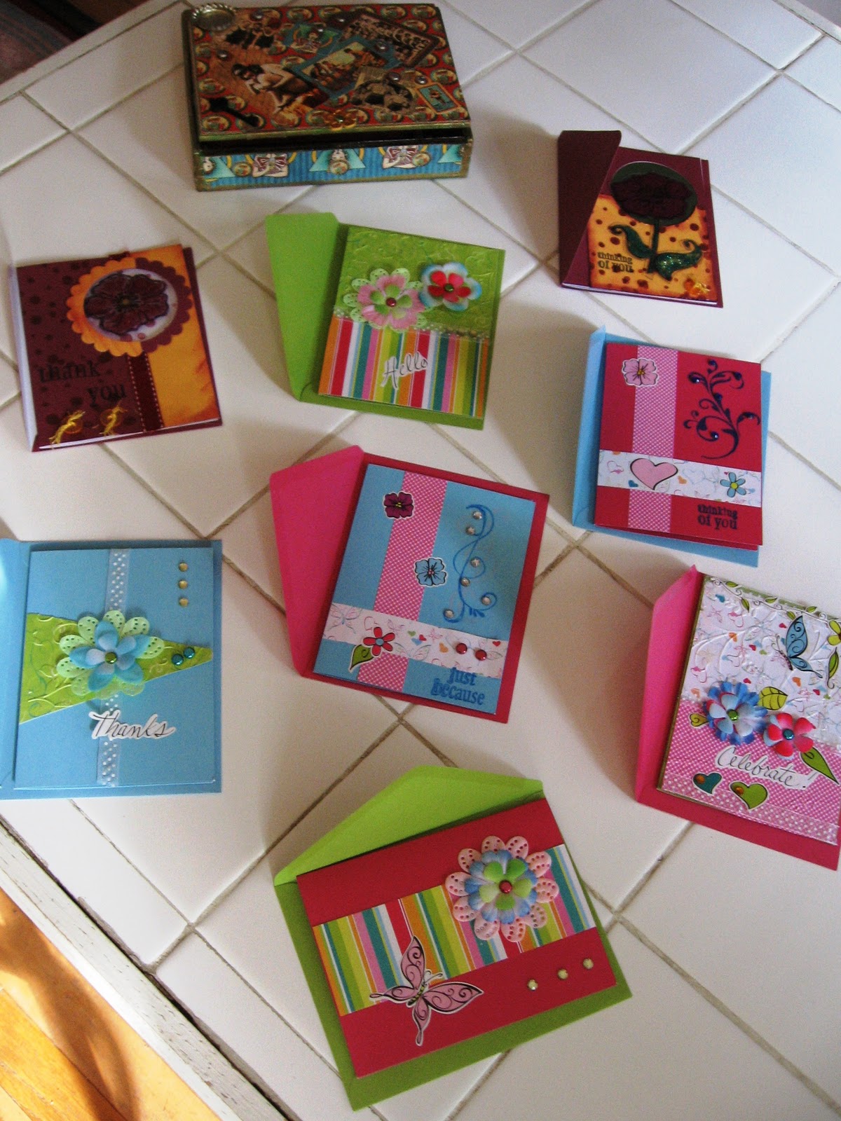 Never enough time: Mom's handmade note cards
