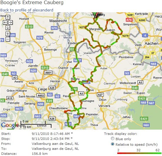 Alexander fietst: Boogie's Extreme