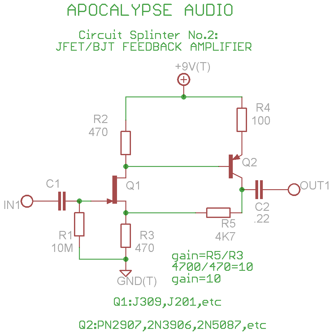 APOCALYPSE AUDIO: CIRCUIT SPLINTERS NO.2 - SZIKLAI PAIR BUFFER AMP