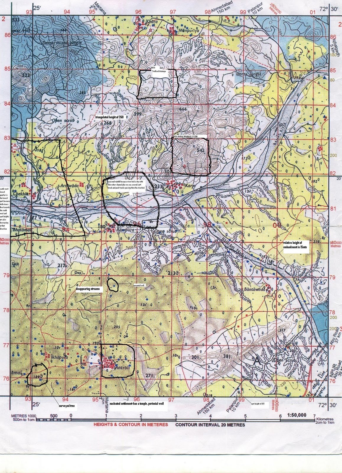 Topographic Map Survey Of India at Mia Stanfield blog
