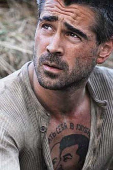 Films....: COLIN TALKS TATTOO'S FOR THE MOVIE "THE WAY BACK"...